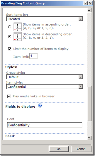 A Static State: Customizing Content Query Web Parts